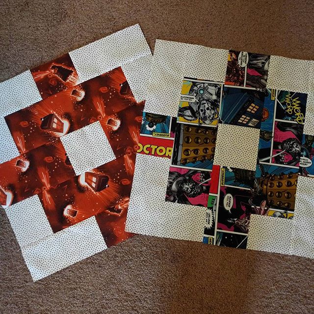 WiP Wednesday: Doctor Who Quilt