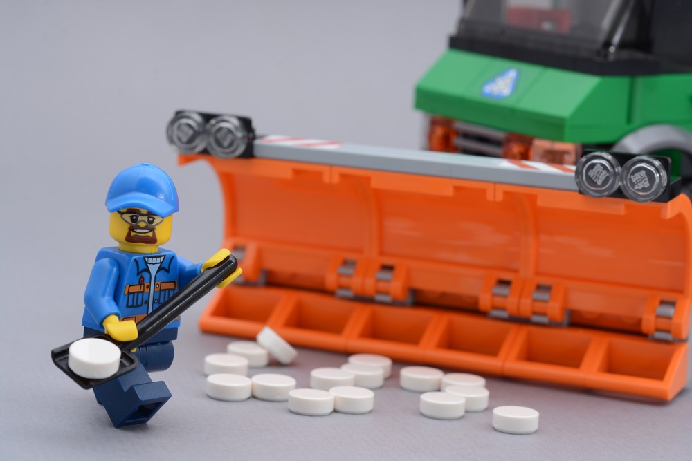 Lego 60083 Snowplow Truck 鏟雪車 開箱報告 - 魯蛇實驗室