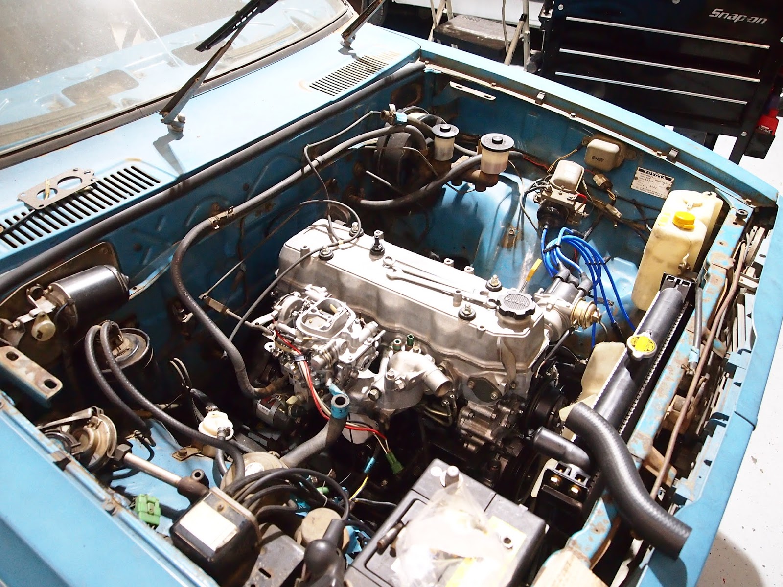 South Bay Street Machines: 1976 Toyota Pickup 22R Engine Swap
