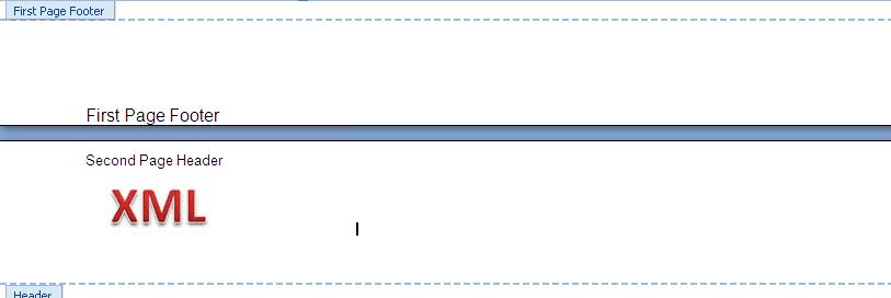 OA - Learning: Different Header and Footer for First Page - XML ...