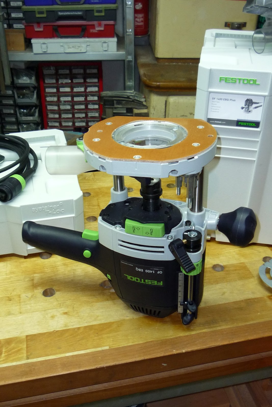 Michas Holzblog: Neuzugang in der Werkstatt - Festool OF 1400 EBQ-Plus