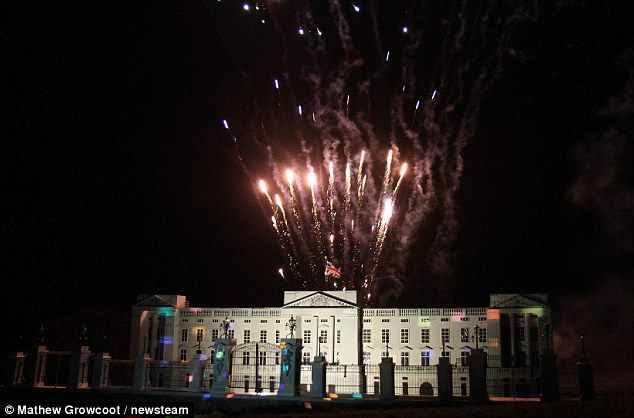 Buckingham Palace on Fire