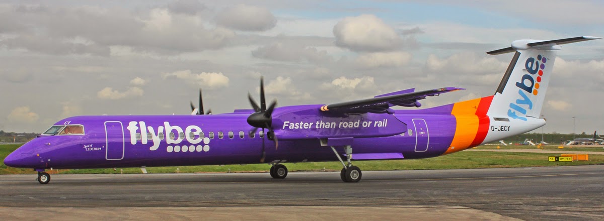 Birmingham Airport Photo Blog: flybe's "#purpleplane" operates their ...