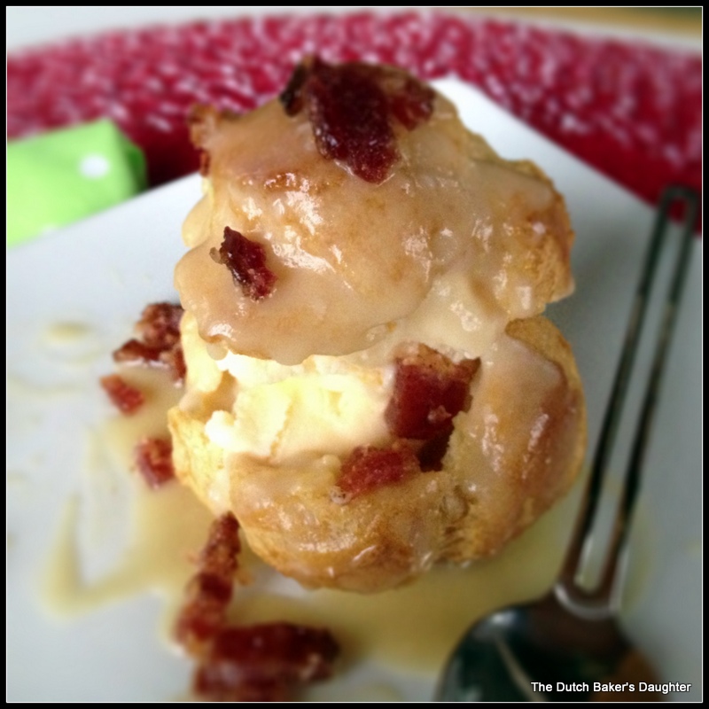 The Dutch Baker's Daughter: Profiteroles with Whiskey Maple Cream Sauce ...