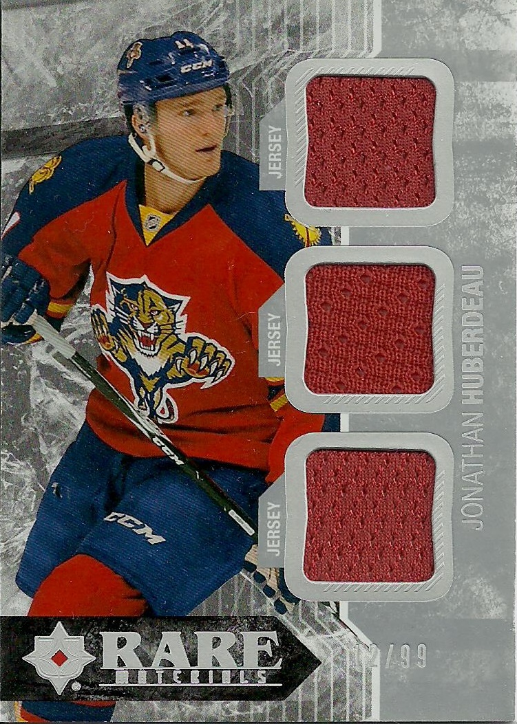 Hell's Valuable Collectibles: Jonathan Huberdeau (Triple) Jersey Card