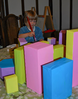 How to.... do something: How to make a town from recycled boxes