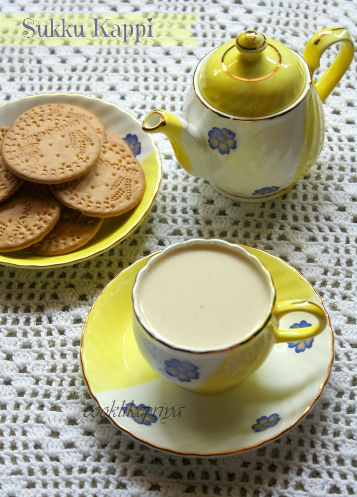 Cook like Priya: Sukku Kaapi | Ginger Coffee | Hot Indian Drink recipe