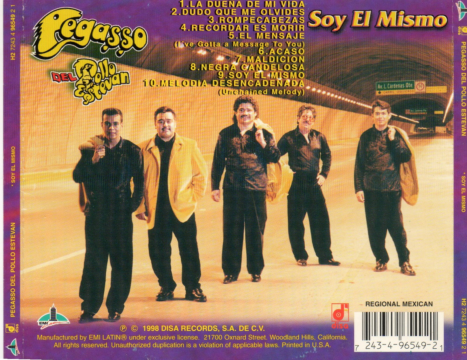 PLANETA MUSICAL: PEGASSO DEL POLLO ESTEVAN - SOY EL MISMO