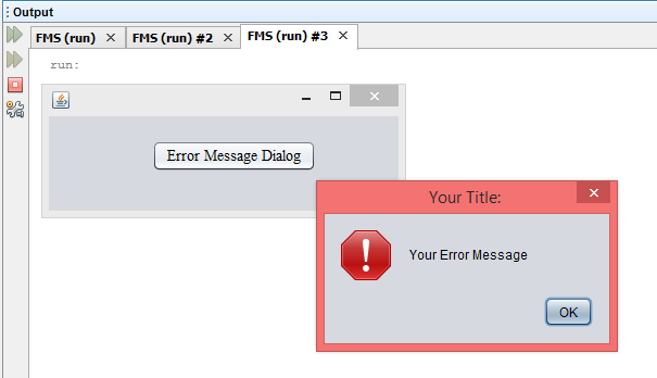 How to Make Error Dialog Box in Java - PProgramming How to Make Error Dialog Box in Java - PProgramming