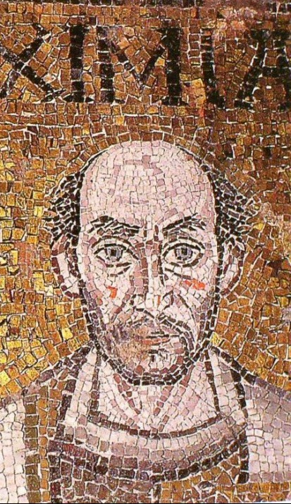 La mano di Leonardo: Cattedra vescovile di Massimiano