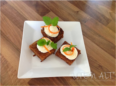 "Uten alt": Tips: servering og pynting av gulrotkake