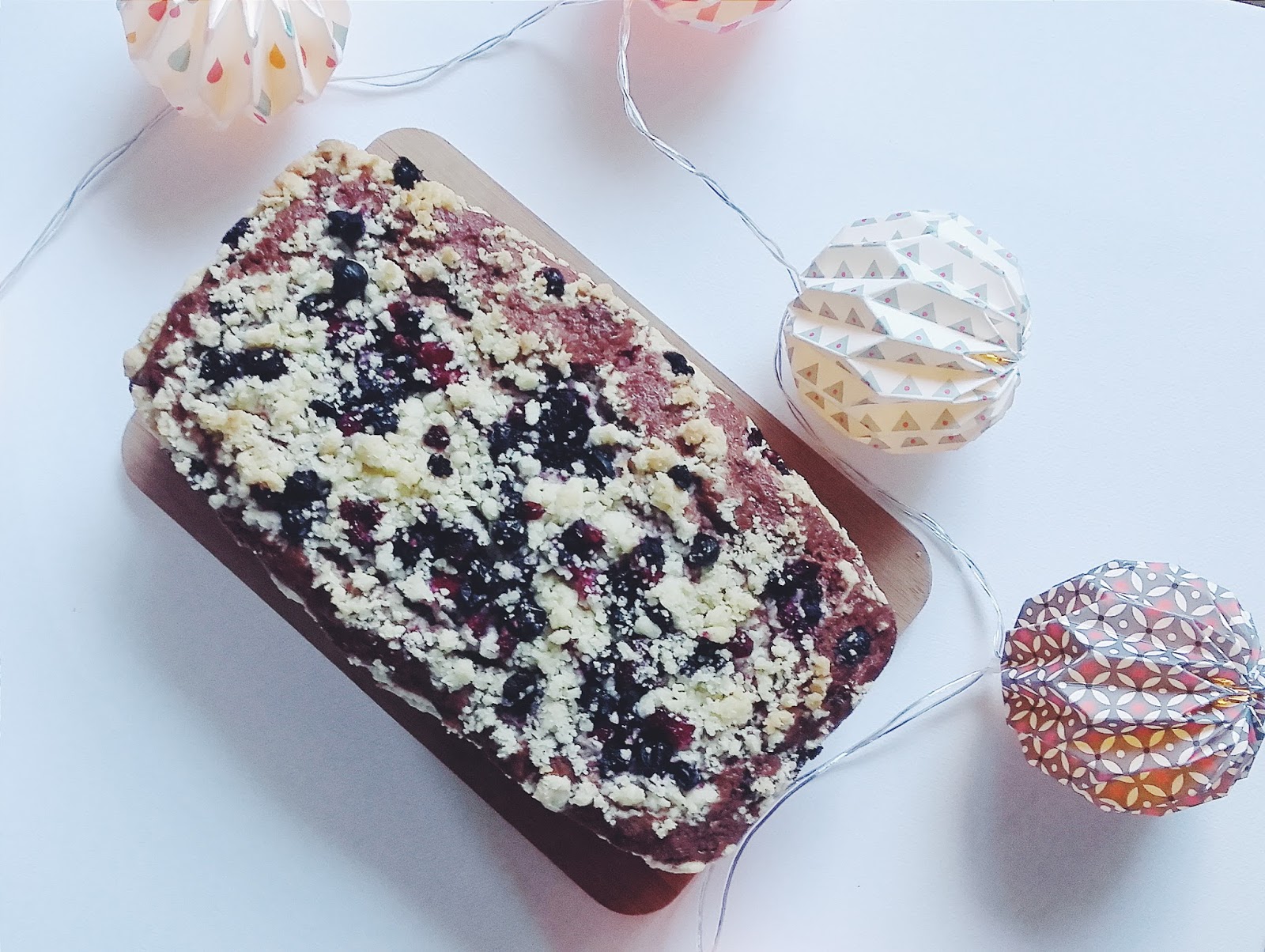 Recette du cake aux fruits rouges croustillant