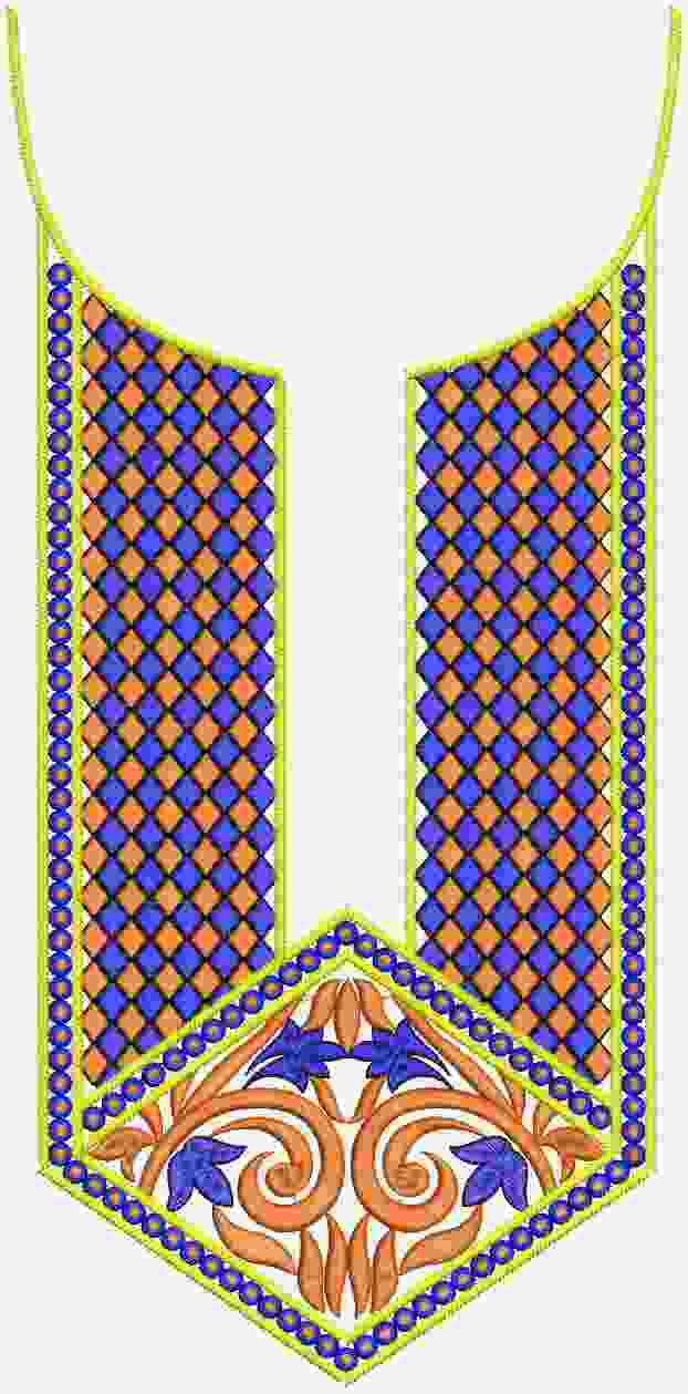 EmbDesignTube: Heavy Long Neck Designs For Dresses