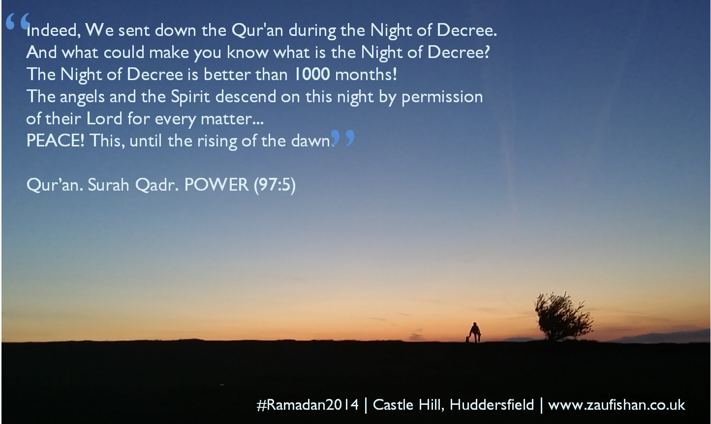 The Night of Power, On Castle Hill #Ramadan - Zaufishan