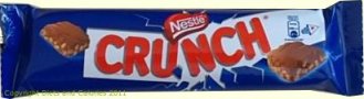 Nestle Crunch is a milk chocolate bar with crisped cereals and ...