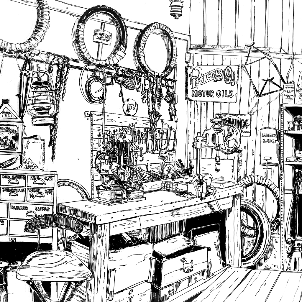 Martin Squires Automotive Illustration