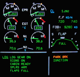 El sistema EFIS (Electronic Flight Instrument system)