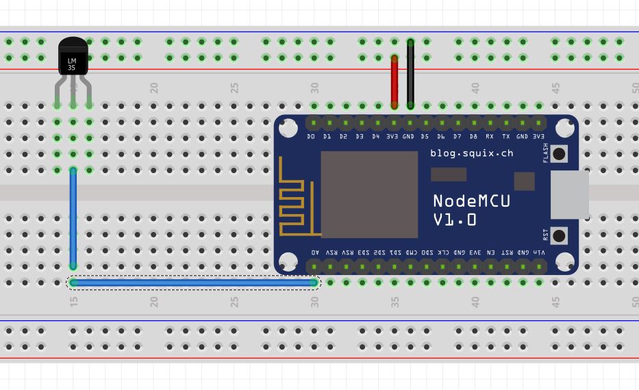 SENSOR LM35 MENGUNAKAN NODEMCU 12E SEBAGAI KOMUNIKASI IOT |jasa pemrograman arduino