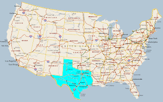 Texas City Map, County, Cities and State Pictures