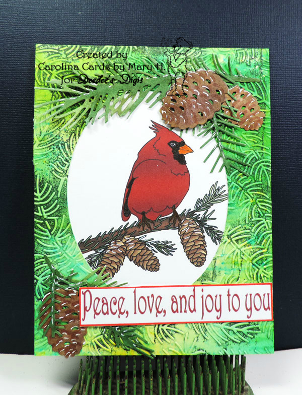 Carolina Cards by Mary H.: DeeDee's Digis - Christmas Cardinal