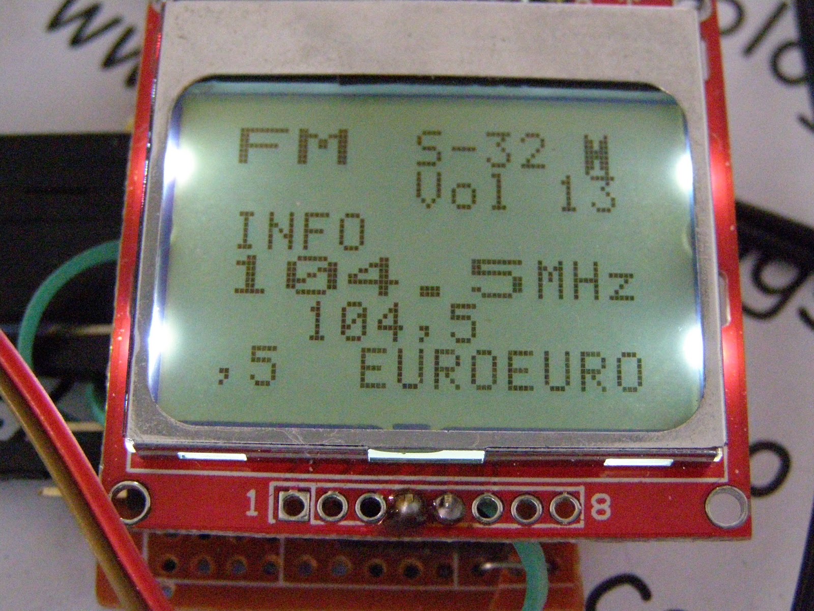 Arduino tehNiq: FM radio with RDA5807