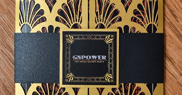 The Great Gatsby Party Invitation - Stunro CreativeWorks