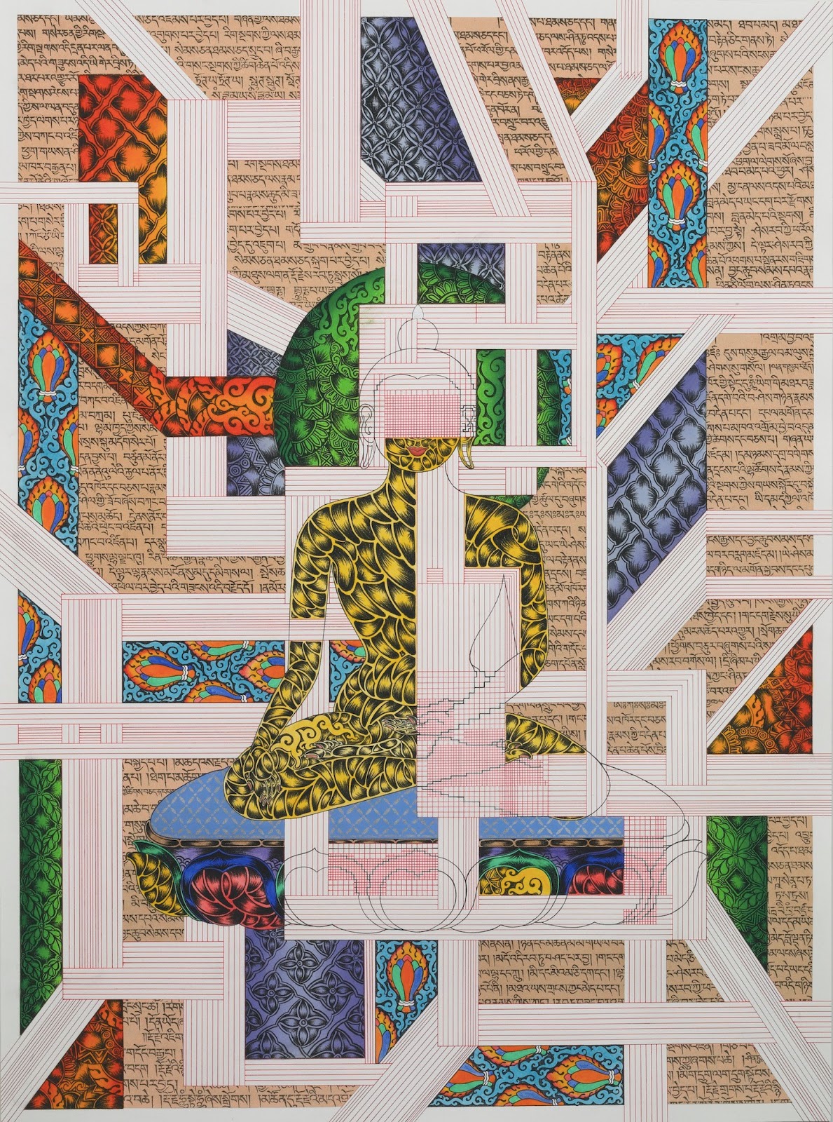 nickyskye meanderings: Contemporary Tibetan art