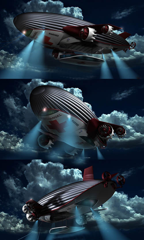 Short articles: Hospital airship