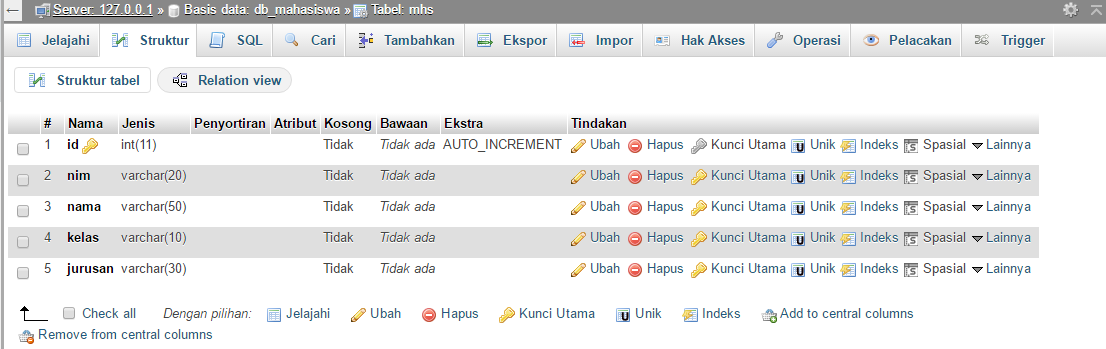 Membuat CRUD Sederhana dengan PHP dan MySqli - Workspace99