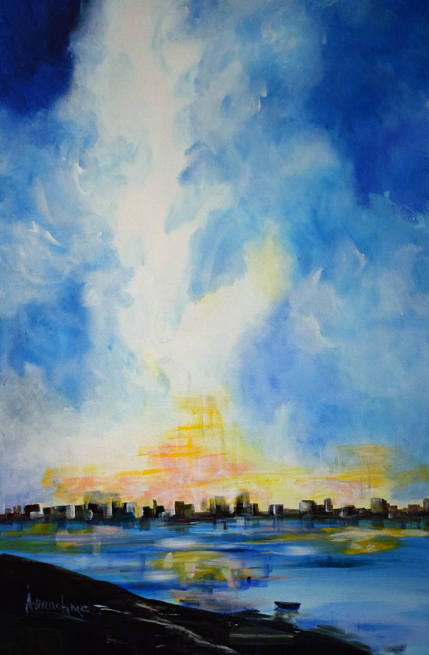 Daily Painters Abstract Gallery: Abstract Environmental Landscape ...