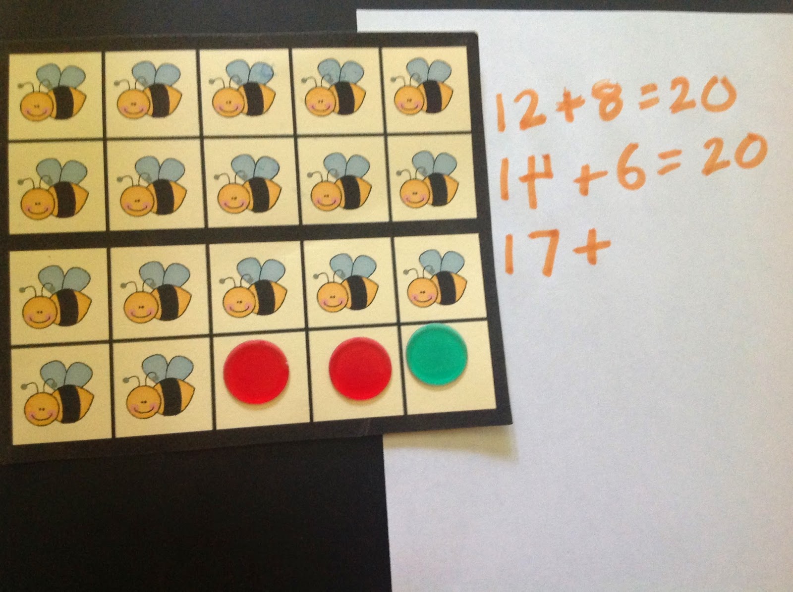 The Elementary Math Maniac: Bug Themed 20 Frames
