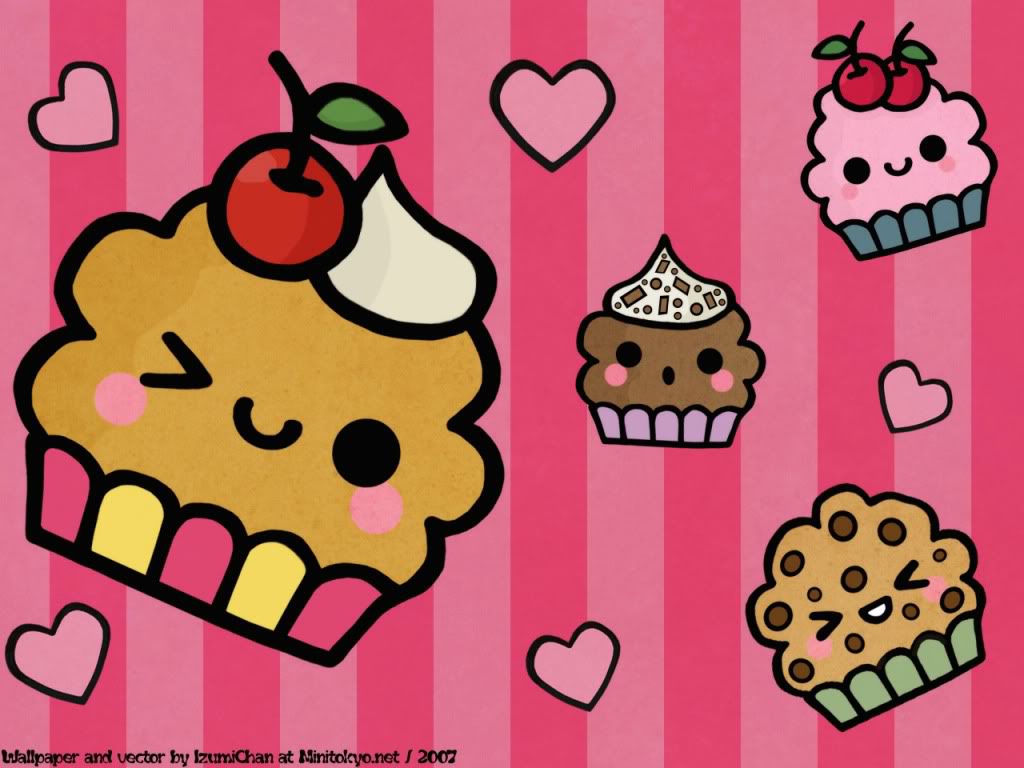 Cartoon Cupcake Wallpaper - Cartoon Wallpaper