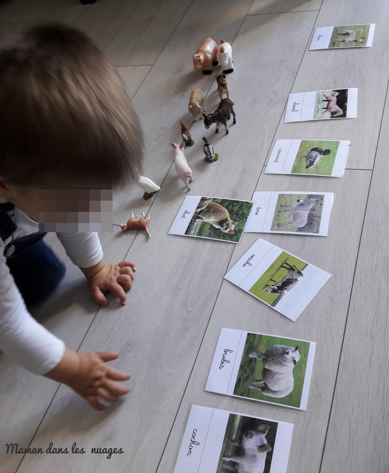 Maman dans les nuages: Cartes de nomenclature des animaux de la ferme ...