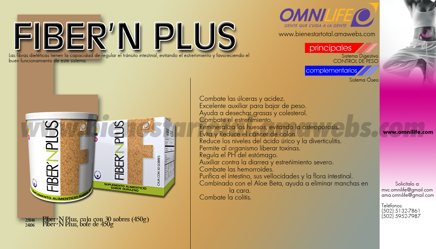 BIENESTAR TOTAL - OMNILIFE: FiberNPlus