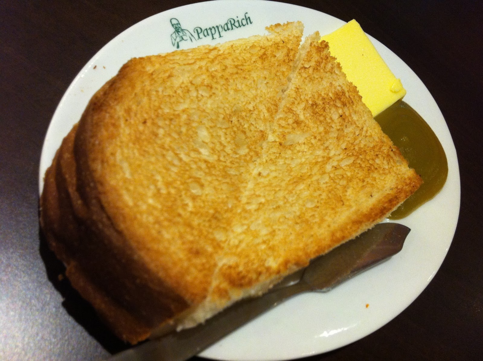 Street Food Warms Your Heart: Pappa Roti Bakar with Margarine & Kaya ...