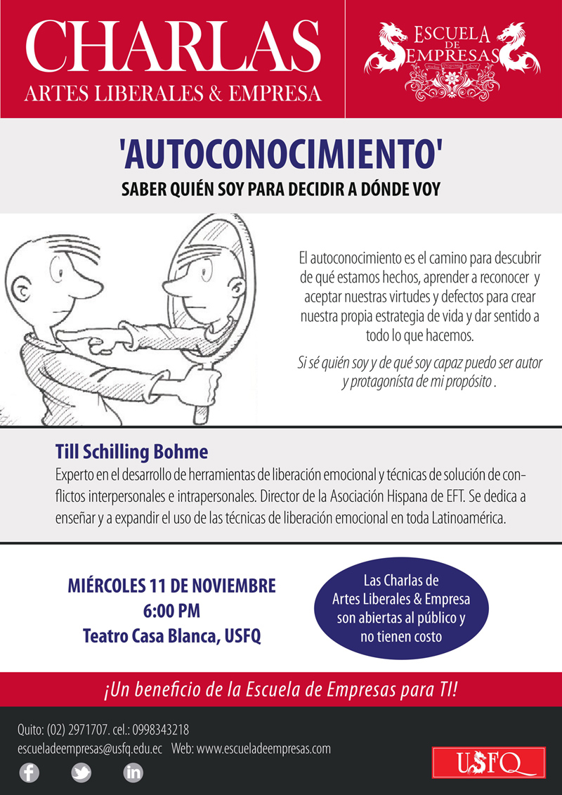 Autoconocimiento: Saber quién soy para decidir a dónde voy, Miércoles ...
