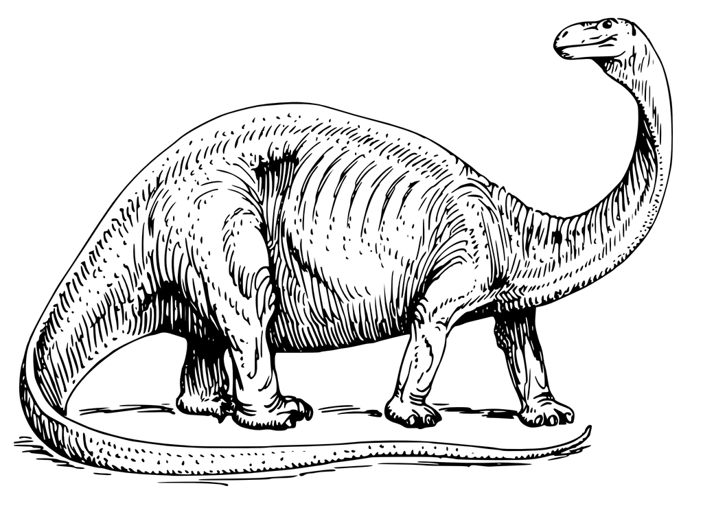 Palaeos, la historia de la Vida en la Tierra: La postura de un brontosaurio