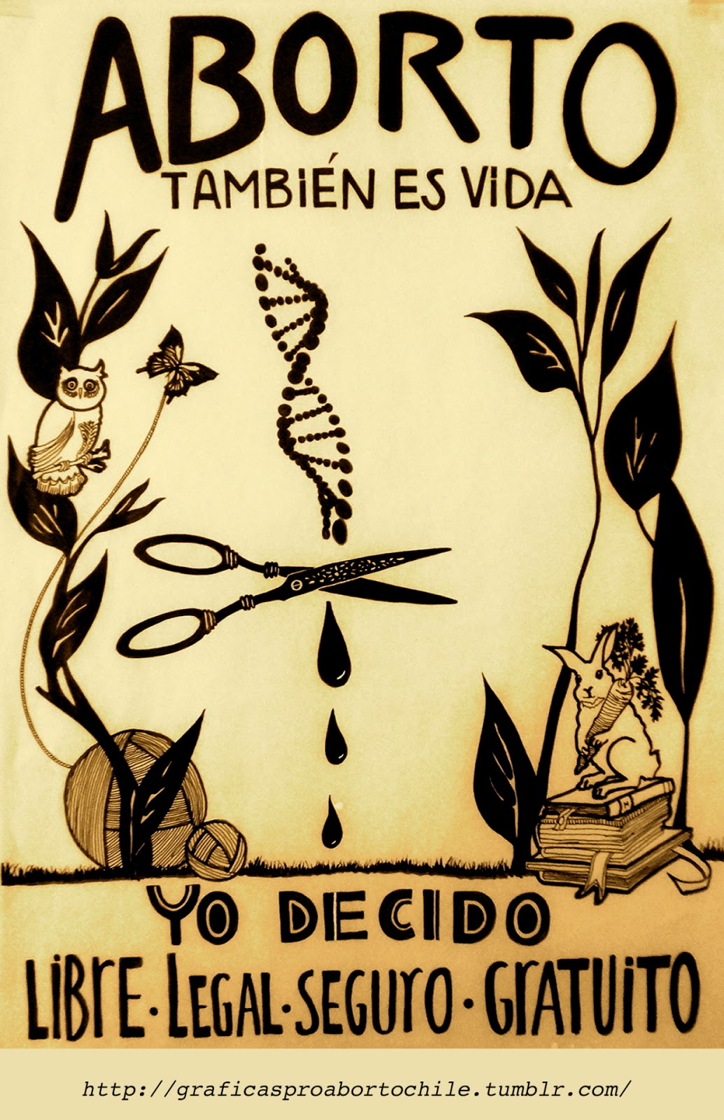 SKALDIK : GRAFICAS PRO-ABORTO CHILE