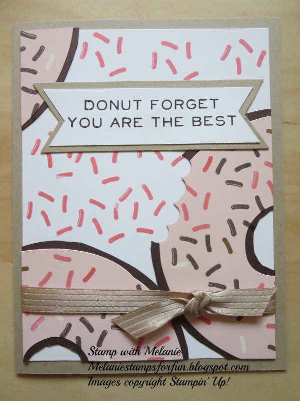 Stamp With Melanie: Donut Forget....