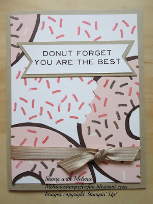 Stamp With Melanie: Donut Forget....