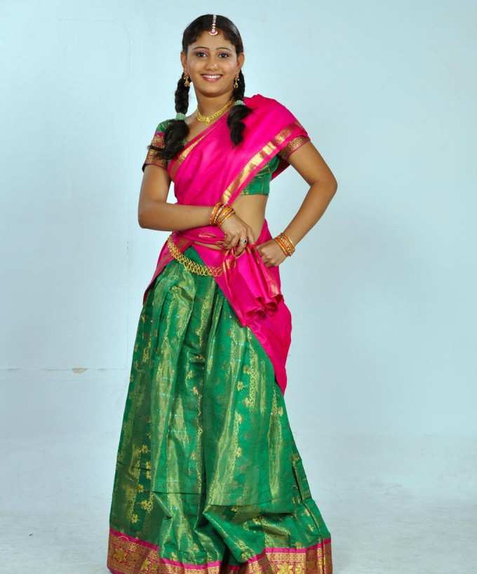 Actress AmruthaValli Half Saree Photos | Actress Saree Photos|Saree ...