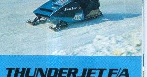 CLASSIC SNOWMOBILES OF THE PAST: 1975 SNO-JET 440 FA THUNDER JET SNOWMOBILE