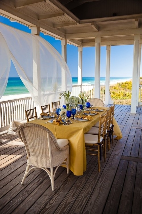 Everything Coastal: Beach Cottage Sea Blues and Summer Yellows - How ...