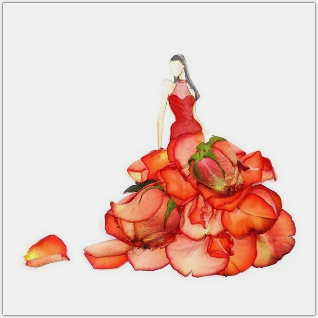 Dressed in Flower Petals by Lim Zhi Wei