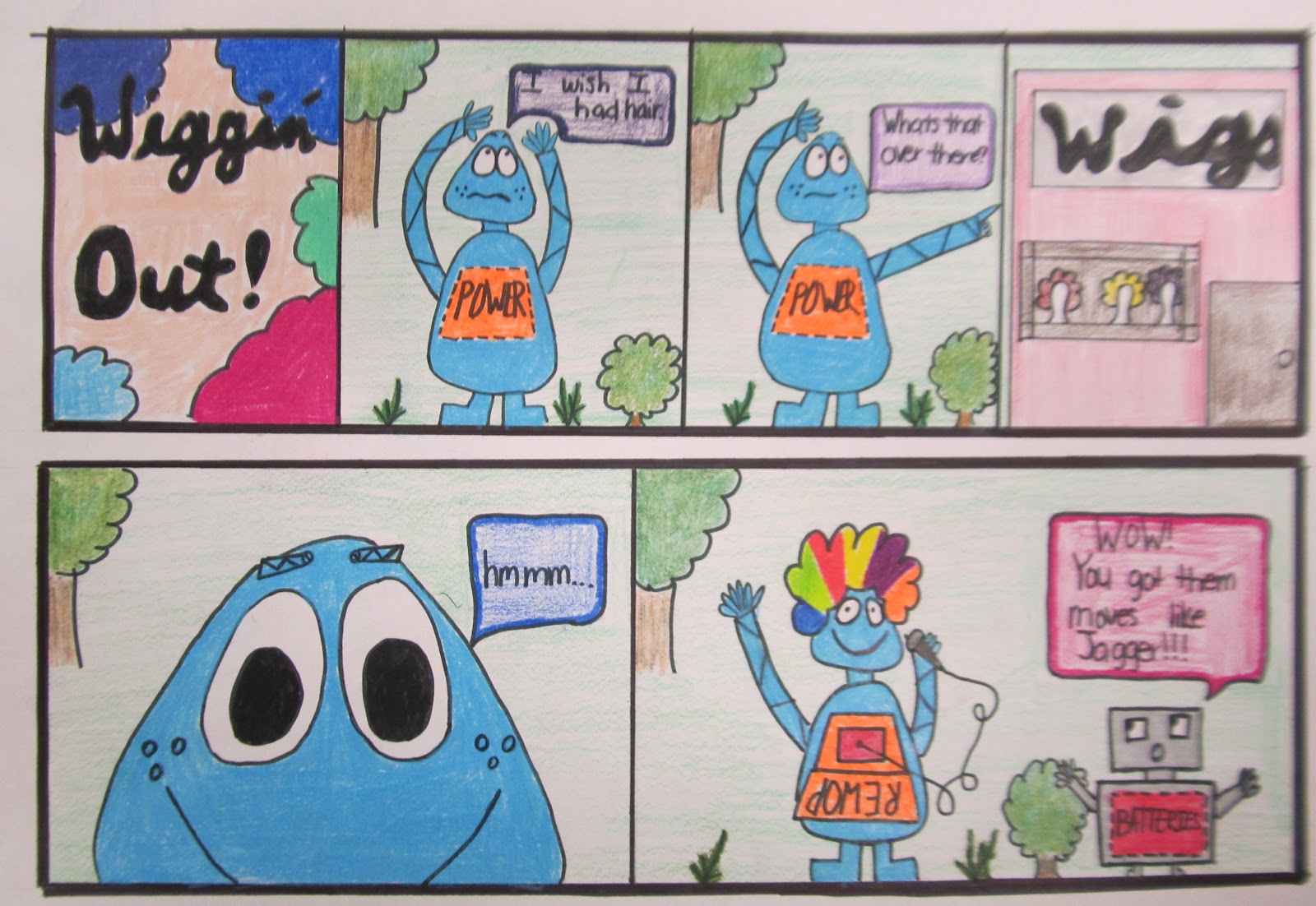 Art Teacher Creature: Comic Strip