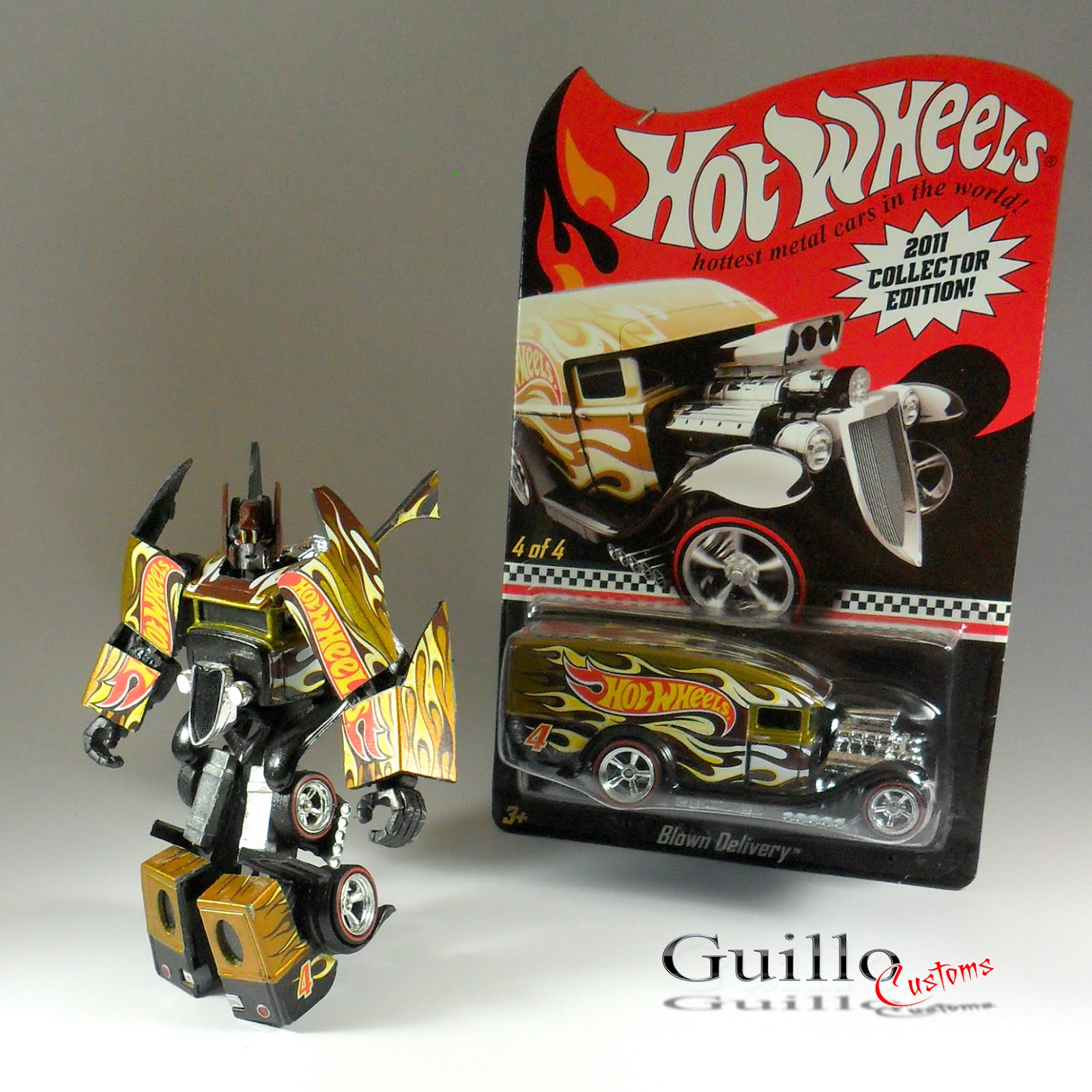 Transformers Custom Hot Wheels Mail in Blown Delivery