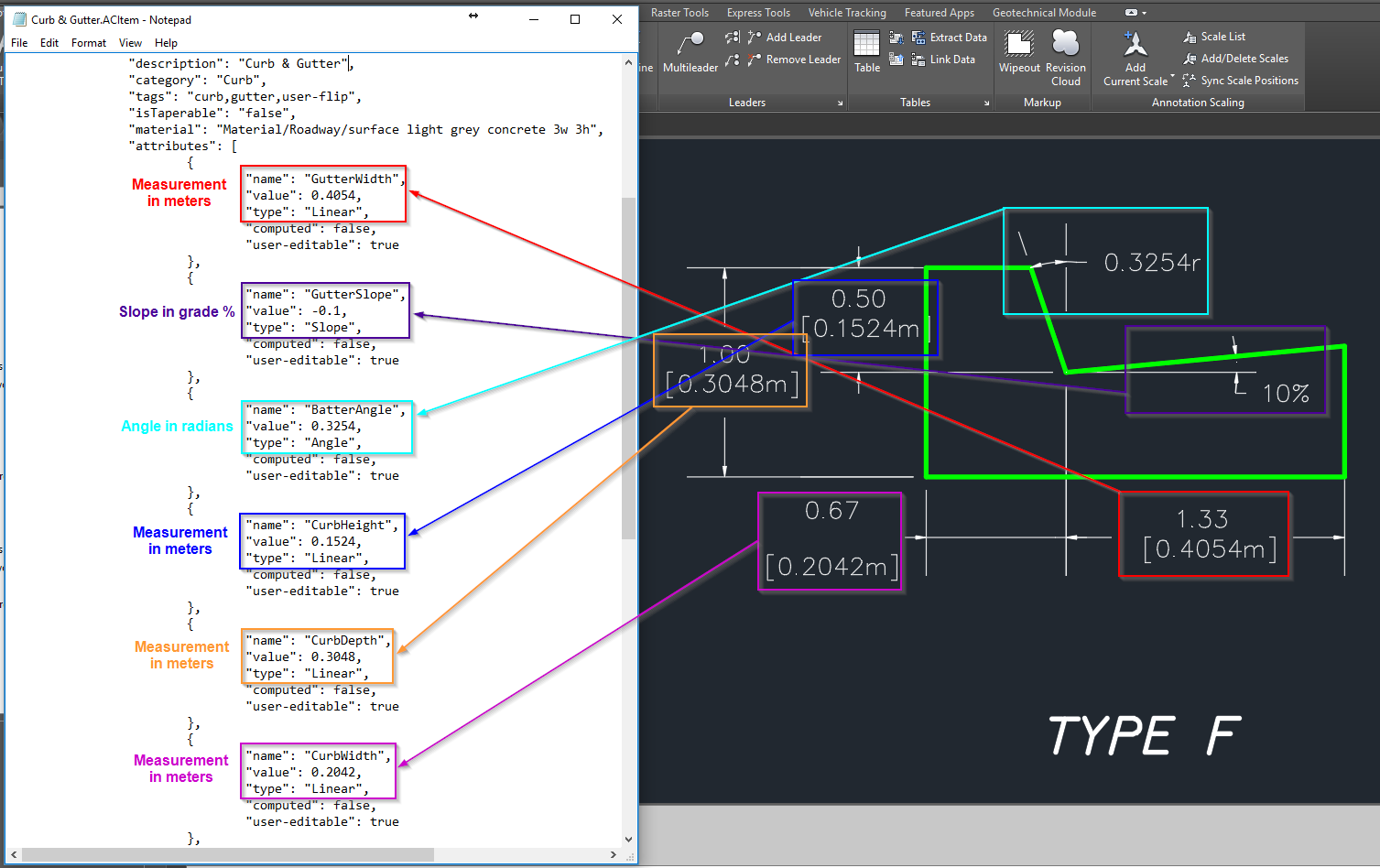 Civil 3D - Building the Future...: How to edit the Curb and Gutter ...