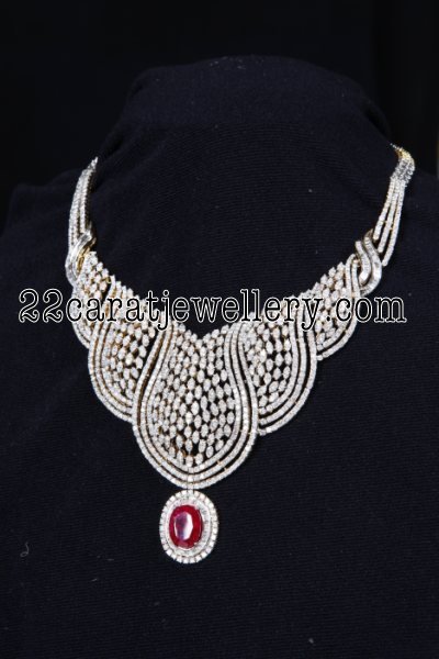 Indian Wedding Sets (Diamond Necklaces) - Jewellery Designs