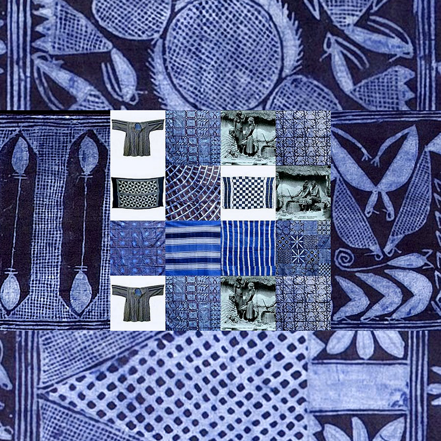 Afro Africa: Adire, tecidos tintos a índigo da Nigeria