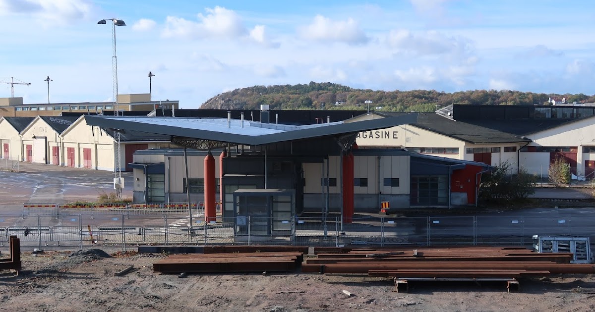 Biketommy: Gamla DFDS-terminalen i Frihamnen i Göteborg 20/10 2018